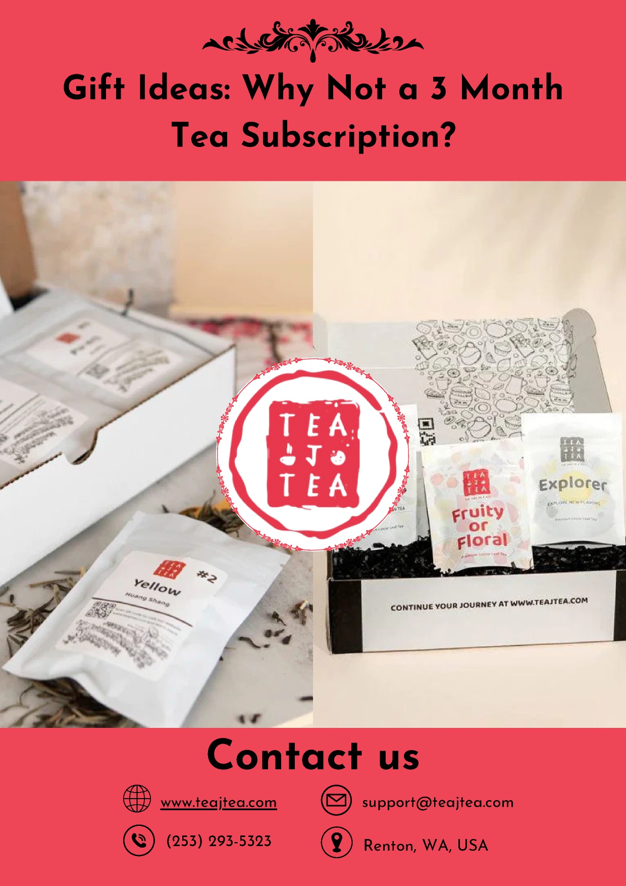 Gift Ideas: Why Not a 3 Month Tea Subscription?