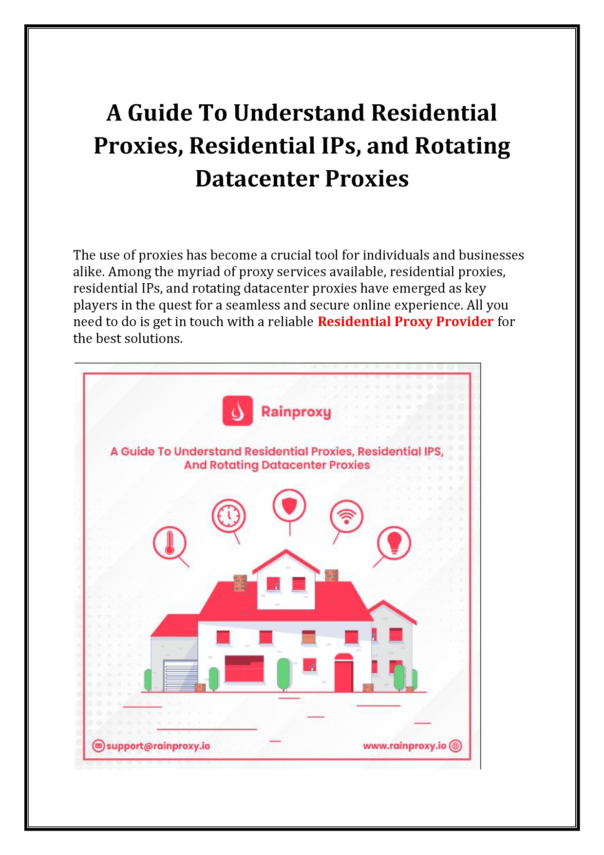A Guide To Understand Residential Proxies, Residential IPs, and Rotating Datacenter Proxies (1/4)