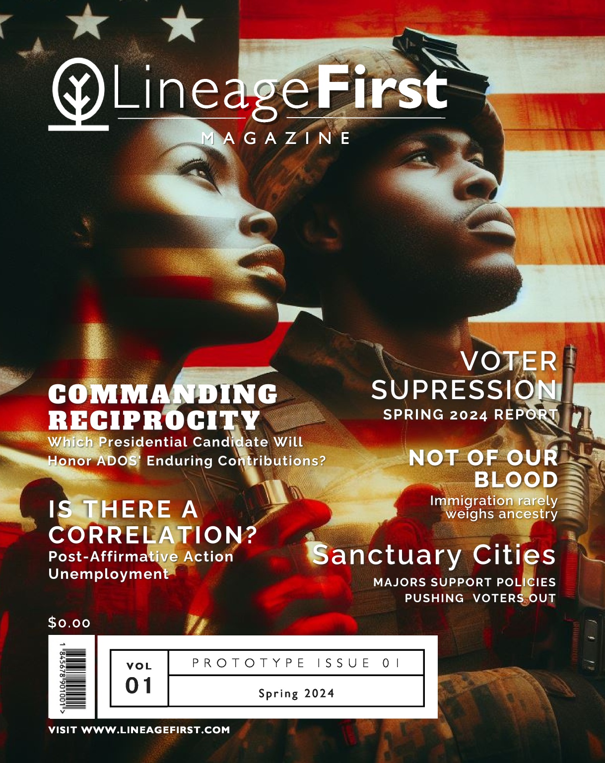 Lineage First Magazine Prototype Issue: Vol 01, Issue 01